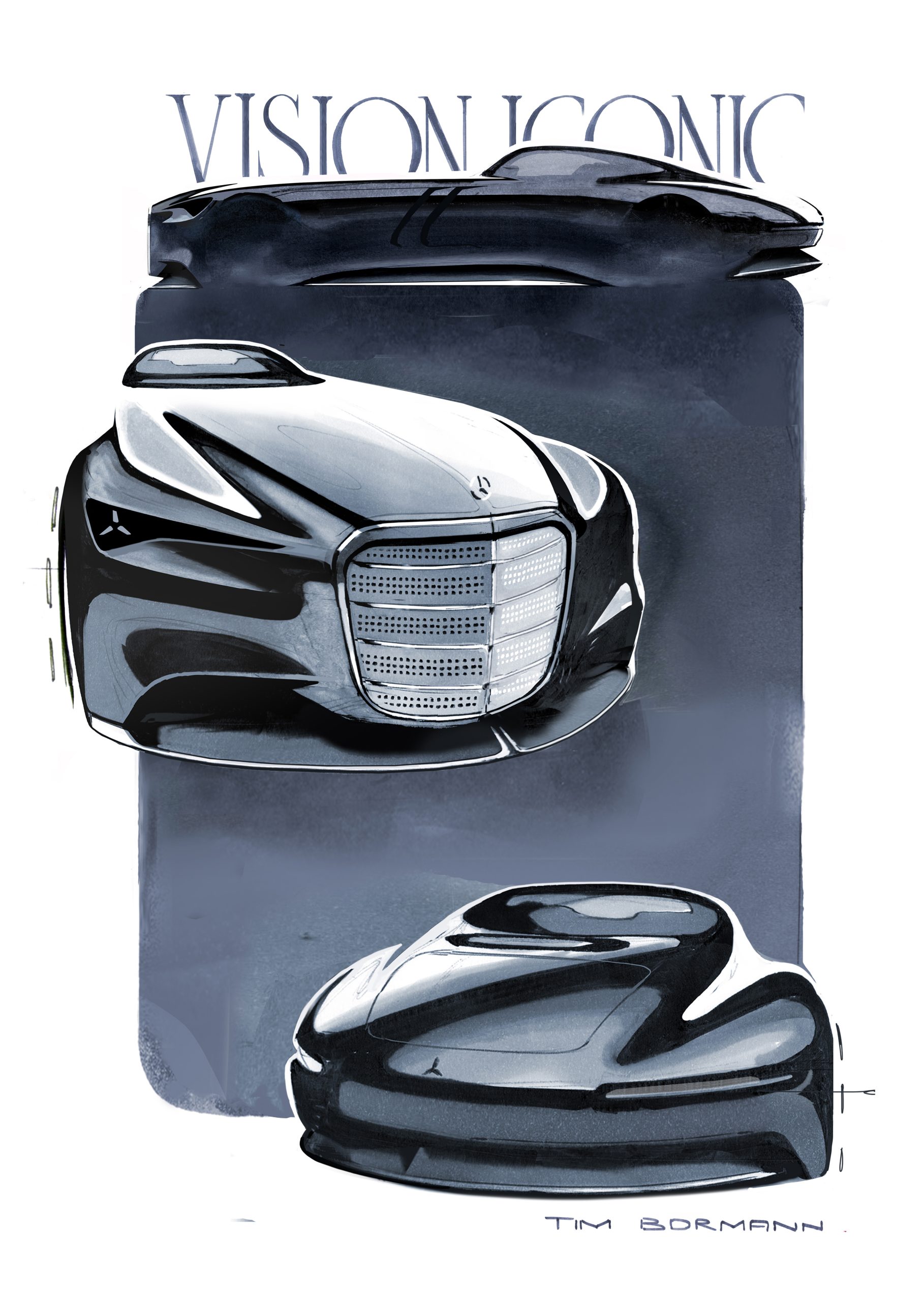 Mercedes Benz Vision Iconic El Futuro De La Marca Con Una Vista Art ...